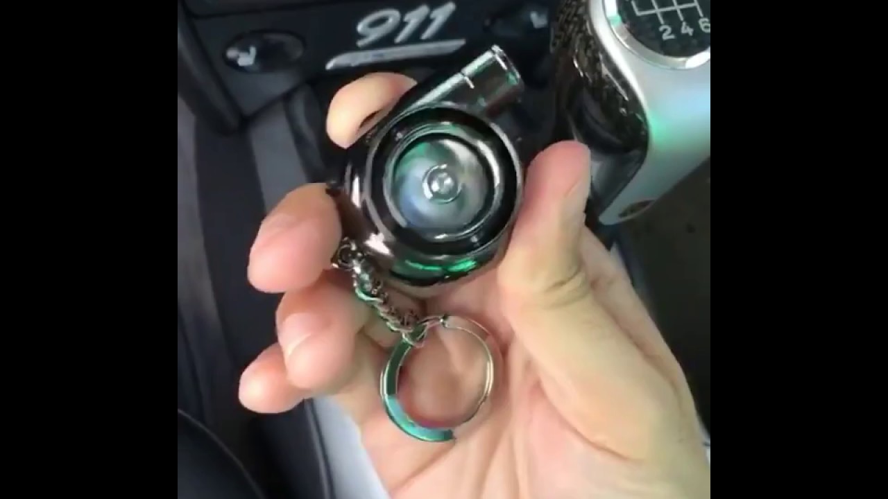 Turbo Lighter Keychains Lighter Turbine Rotatable Blade USB Charge ...