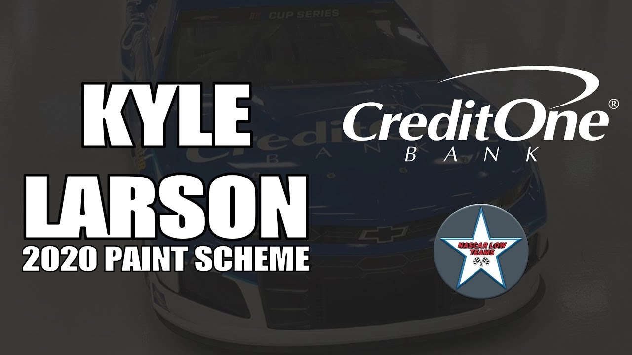 Kyle Larson 2020 Credit One Bank Paint Scheme REVEALED - YouTube