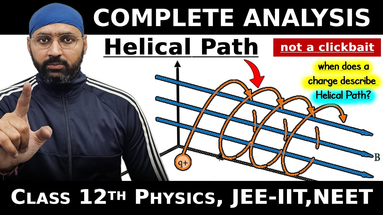 Magnetic Effects Of Current | Helical Path Complete Analysis | JEE MAIN ...