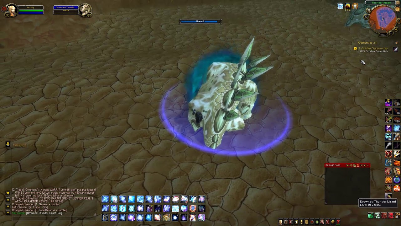 World of Warcraft Quests - A Golden Opportunity - YouTube