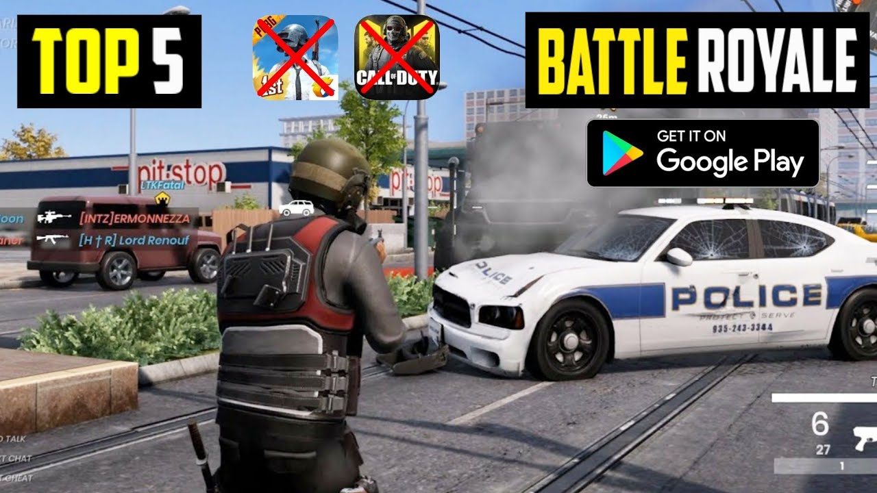 Top 5 New BATTLE ROYALE Games for Android in 2020 | High Graphics ...