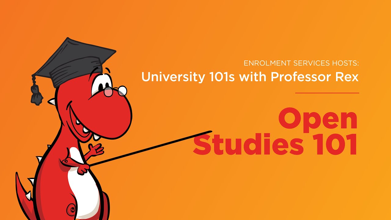 University 101s with Professor Rex - Open Studies 101 - YouTube