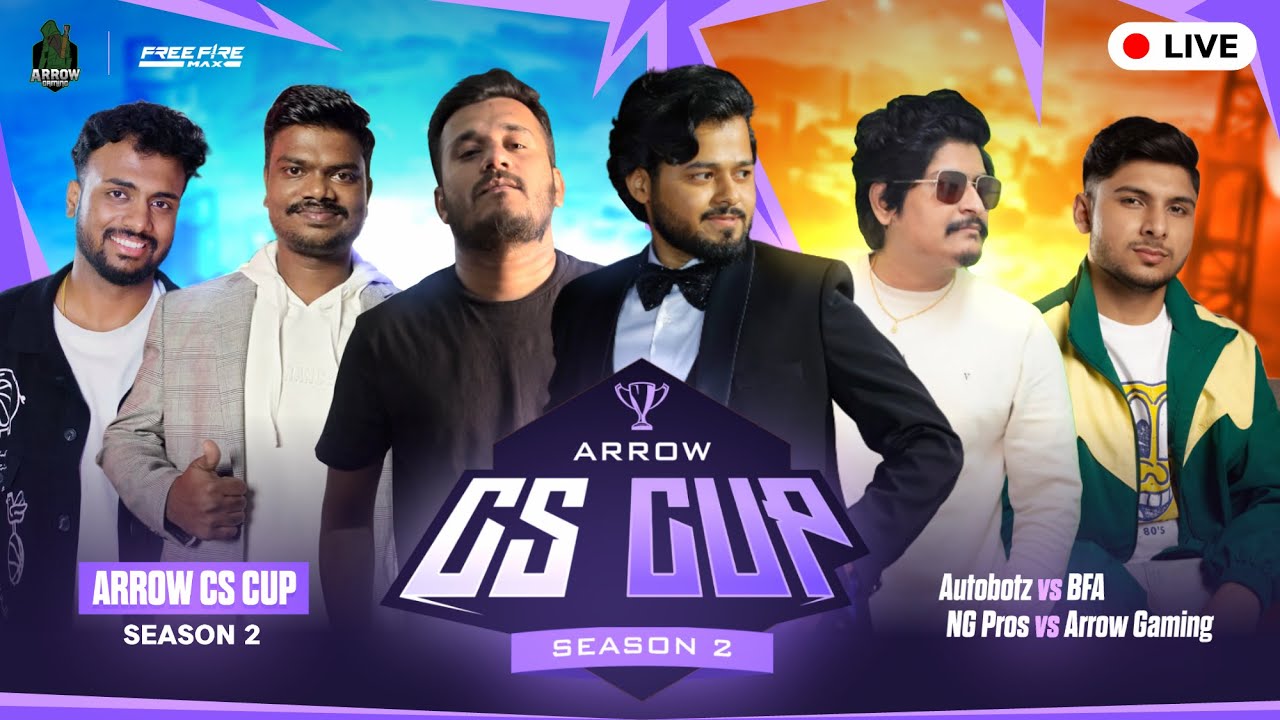 Arrow Gaming CS CUP Season 2 🔥 ft. Gyan Gaming , NG Pros , Arrow ...