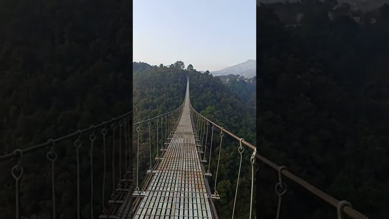 Suspension Bridge @ Pharping Ongoing Construction - YouTube