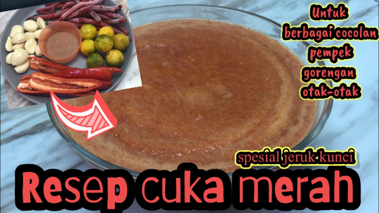 Resep Membuat Cuka Merah Khas Bangka - YouTube