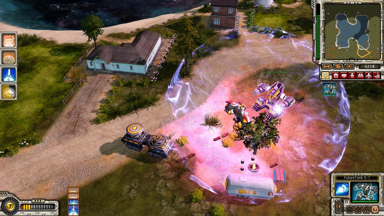 C&C Red Alert 3 - future tank x-1 cause damage to itself and does way ...