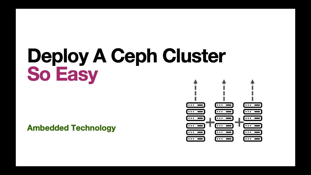 Deploy your ceph cluster for production can be so easy - YouTube