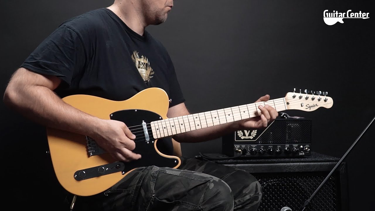 Squier Sonic Telecaster MN BTB | TV Guitar Center - YouTube