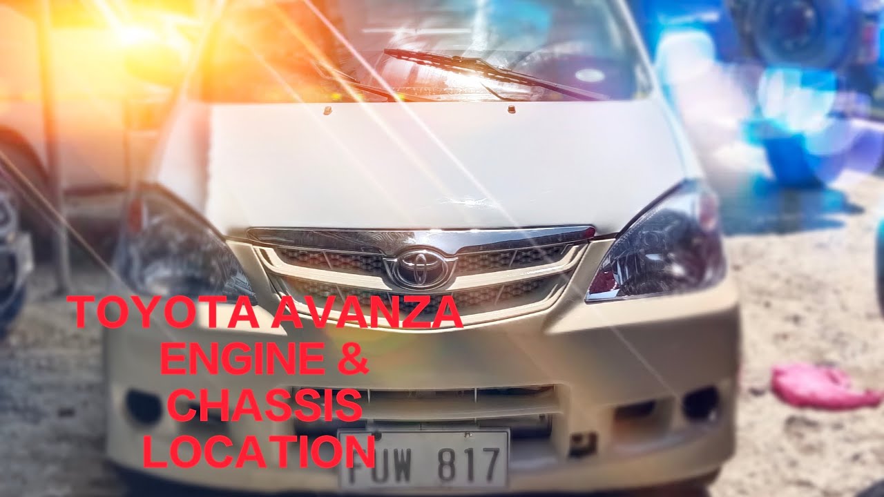Avanza Engine&Chassis Location - YouTube