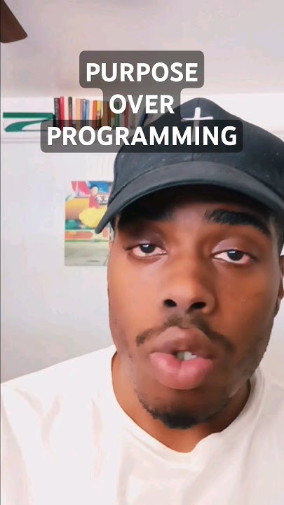 PURPOSE OVER PROGRAMMING#GOD #motivation #purpose #programming # ...