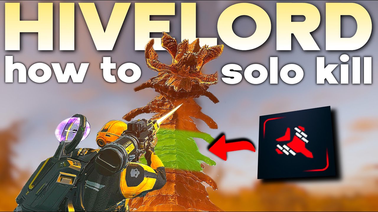 BEST SOLO HIVE LORD BUILD - Worlds first solo kill & full guide + gameplay | Helldivers 2 - YouTube