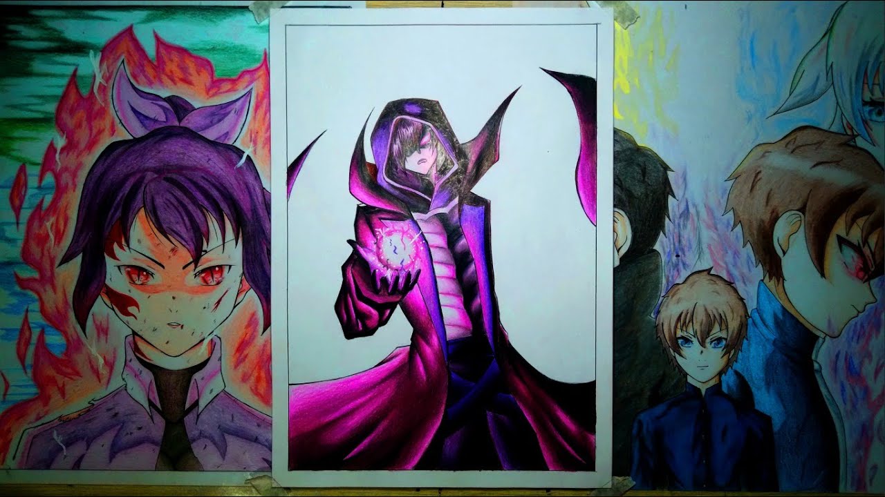 【Speed Drawing】Shadow「Kage no Jitsuryokusha ni Naritakute」 - YouTube