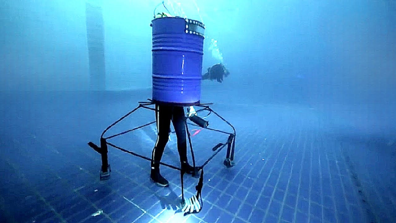 We Made And Tested a Homemade Diving Bell - YouTube