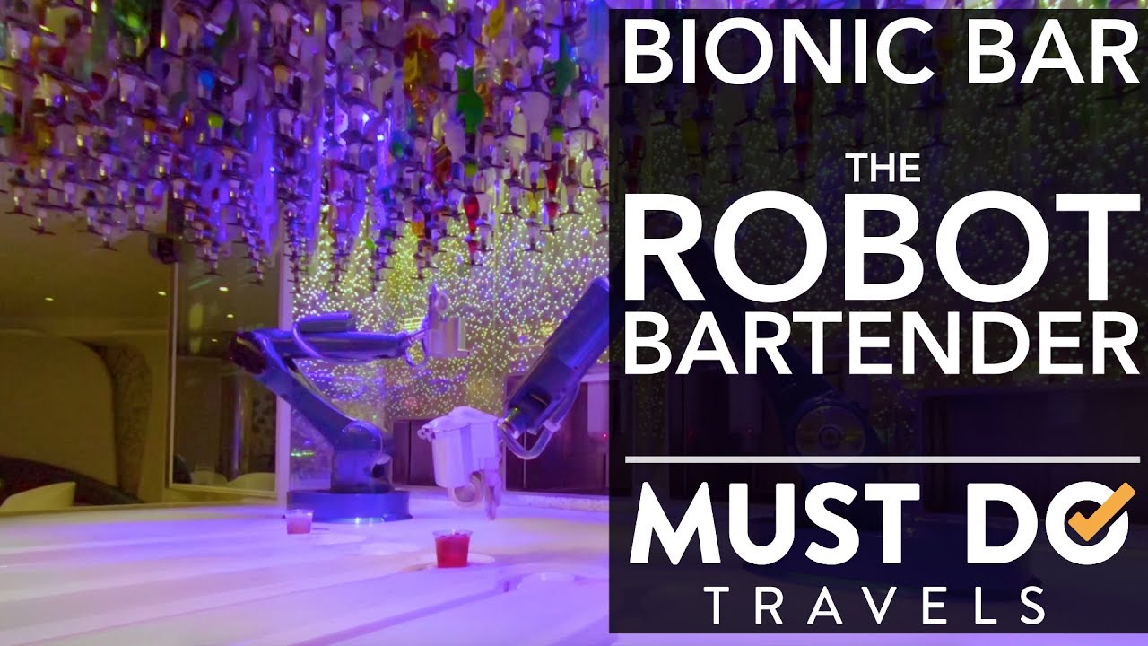 Bionic Bar - Robot Bartender on Harmony of the Seas | Royal Caribbean ...