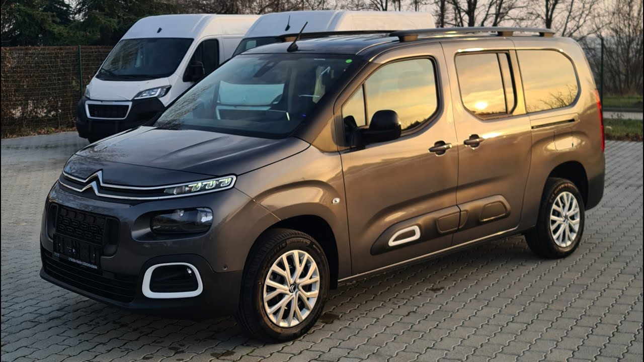 Citroën Berlingo Feel Pack XL 1.5 BlueHDi 130 Platinum Grey - YouTube