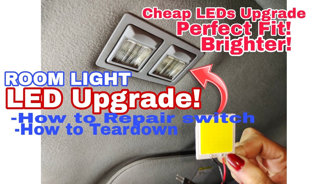 UPGRADE TO LED's Cabin Light Ford Econoline E-150 E-250 E-350 PERFECT FIT - YouTube
