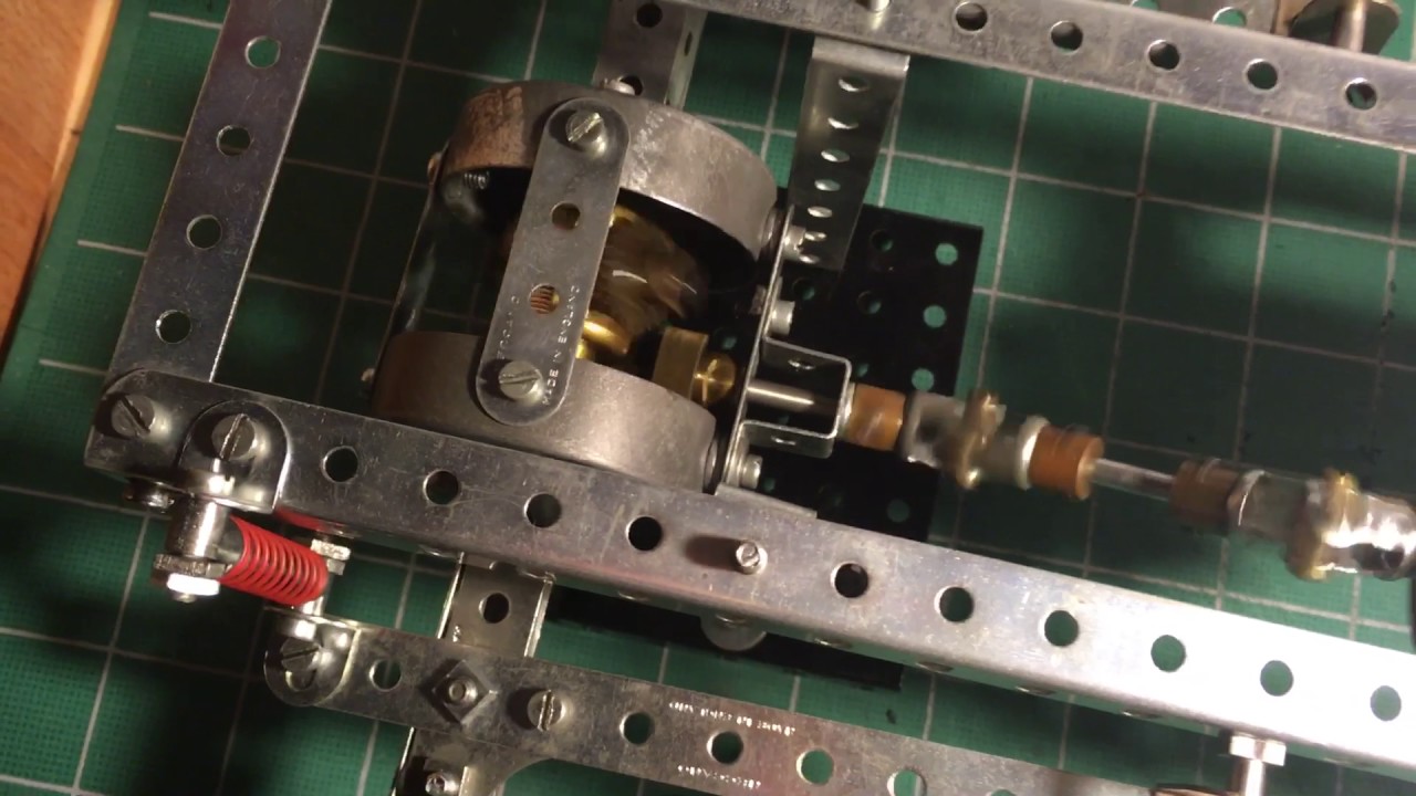 Static test of Meccano differential - YouTube