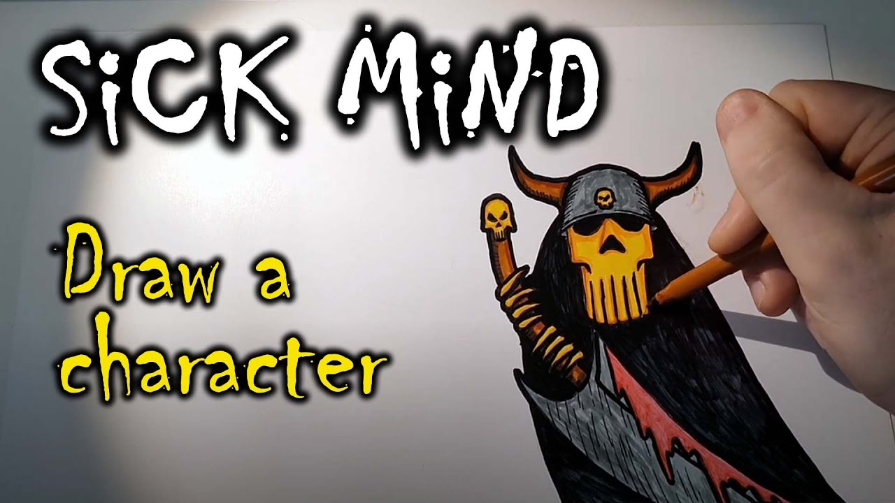 How we draw sinister characters - YouTube