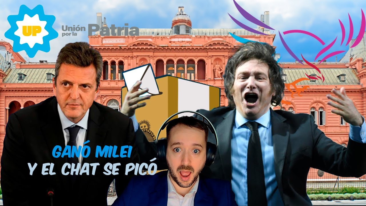 🔴 Reaccióna a la victoria de Javier Milei (memes incluidos) - YouTube