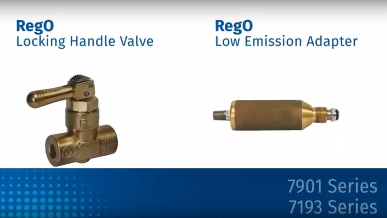 REGO PRODUCTS LOCKING HANDLE VALVE - YouTube