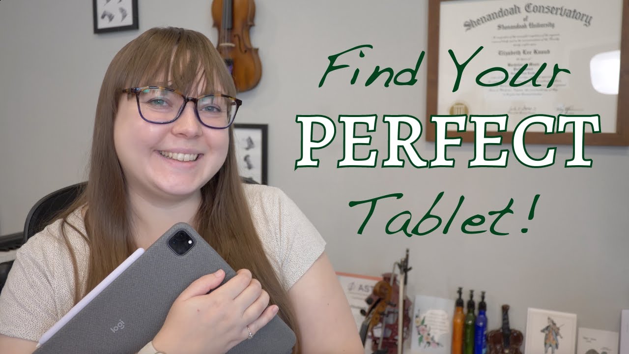 How to Find the Perfect Tablet for Reading Sheet Music - YouTube