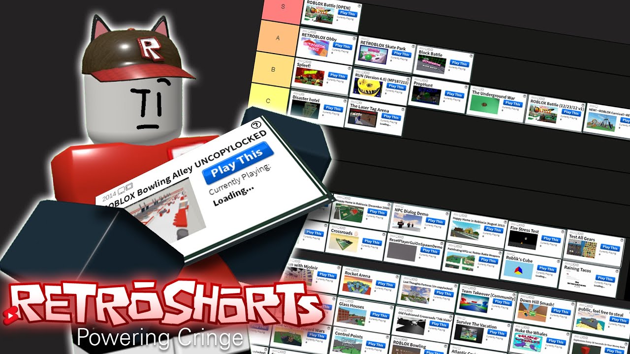 Playing and Rating More RETROBLOX games. - YouTube