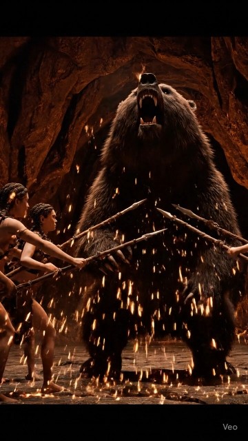 Cave Bear Hunt – Prehistoric Survival in 3D Render | 6 Million Years ...