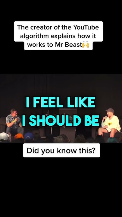 YouTube Algorithm Explained-How It Works For MrBeast #mrbeast #shorts - YouTube