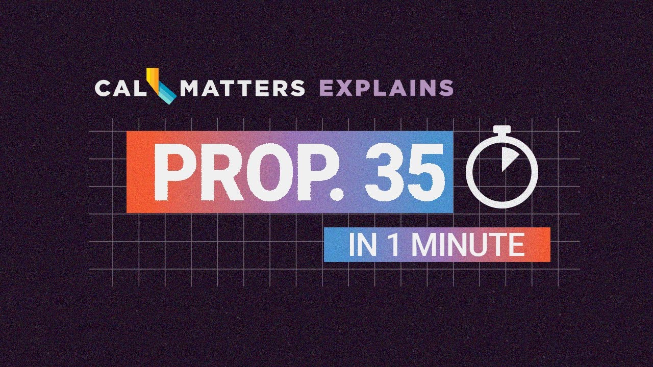 California Prop 35 Explained | 2024 Election - YouTube