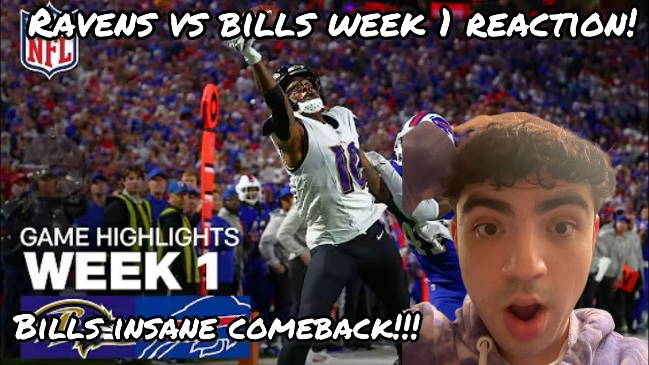 BILLS INSANE COMEBACK! Baltimore Ravens vs Buffalo Bills Game ...