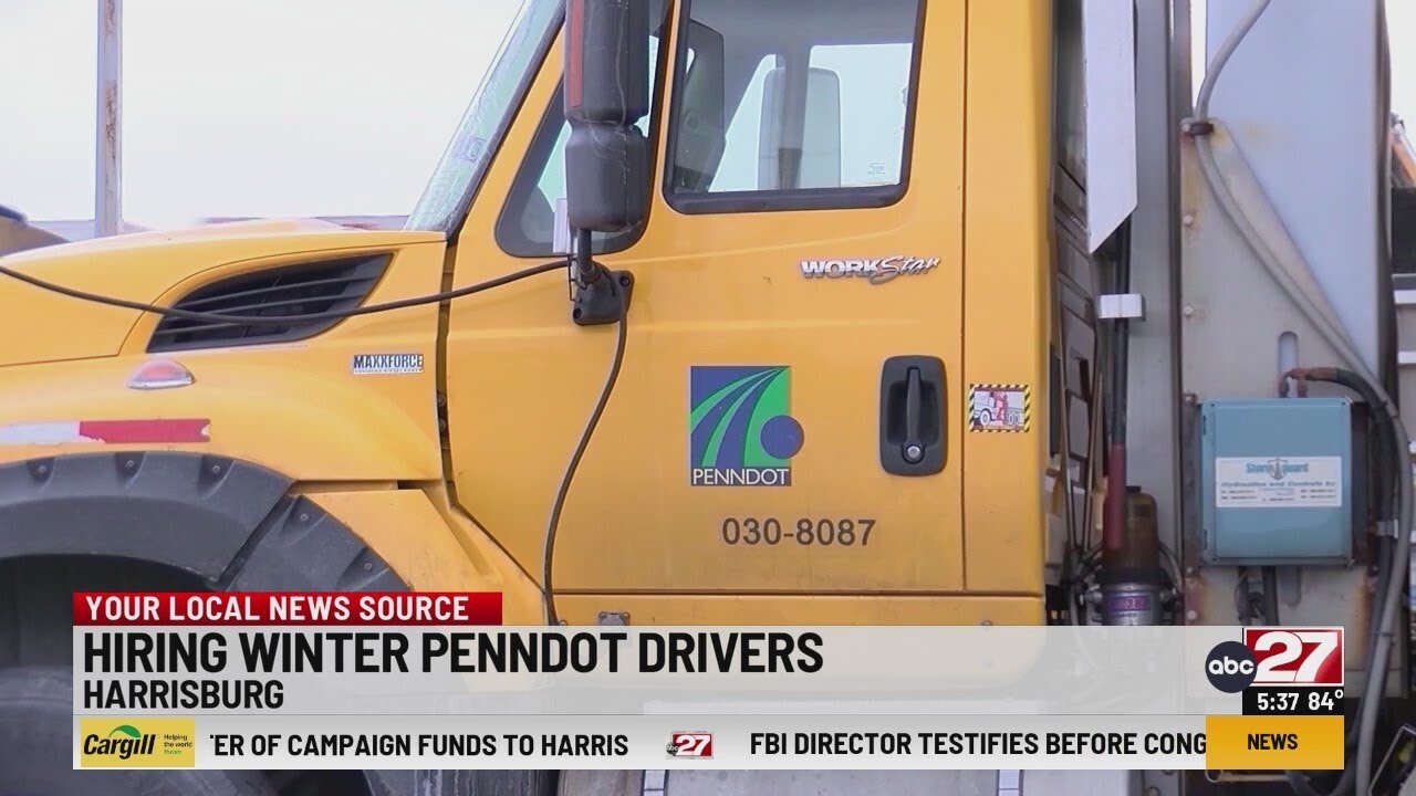 PennDOT holds public hiring event for mechanics and CDL operators - YouTube