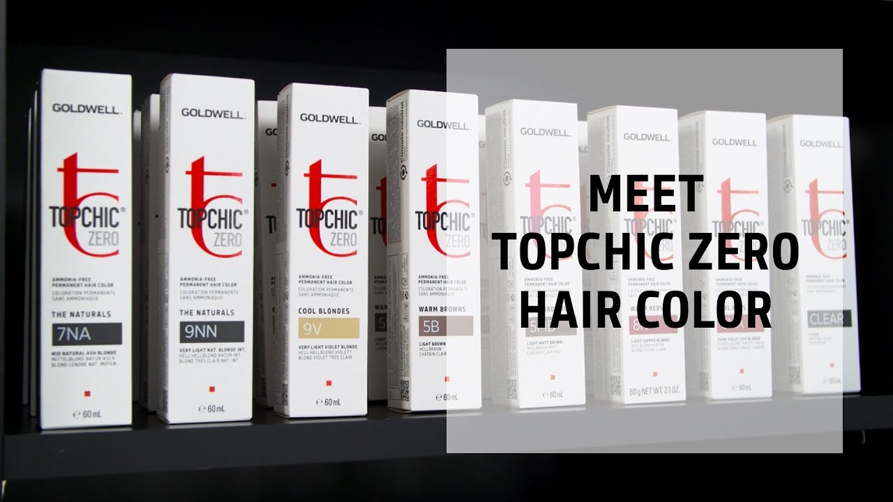 Meet Topchic Zero Goldwell s Responsible Ammonia Free Permanent Hair