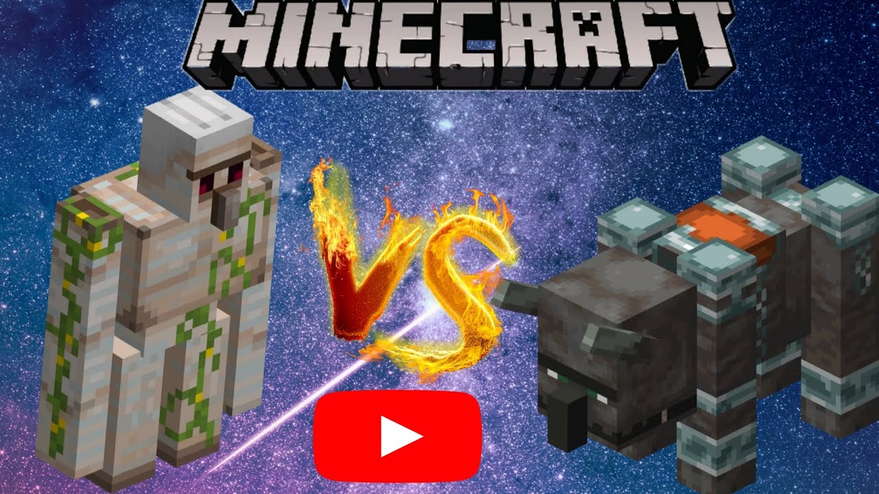 Minecraft iron golem v/s Ravager || who is winner 🏆🏆 - YouTube