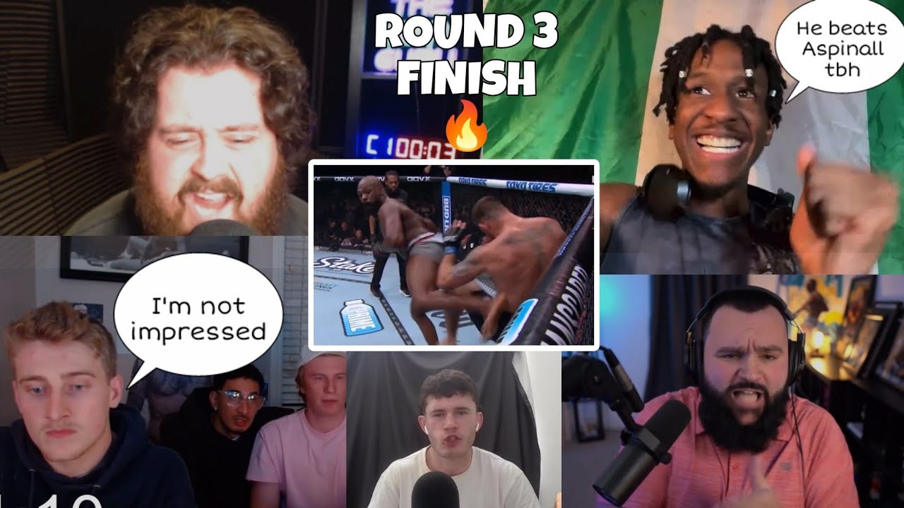 MMA YOUTUBERS mixed reactions to Jon Jones FINISHING Stipe Miocic - YouTube