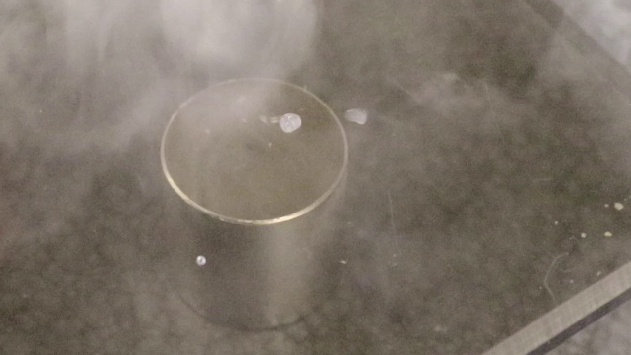 Liquid Oxygen Drip Into Magnetic Field - Slow Motion - YouTube