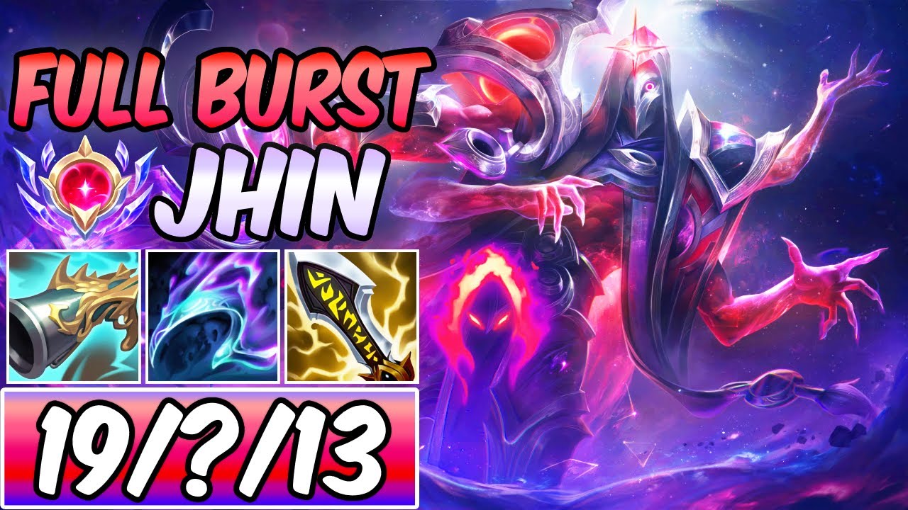 FULL BURST ONE-SHOT JHIN DARK HARVEST - 65000 DAMAGE | New Build ...