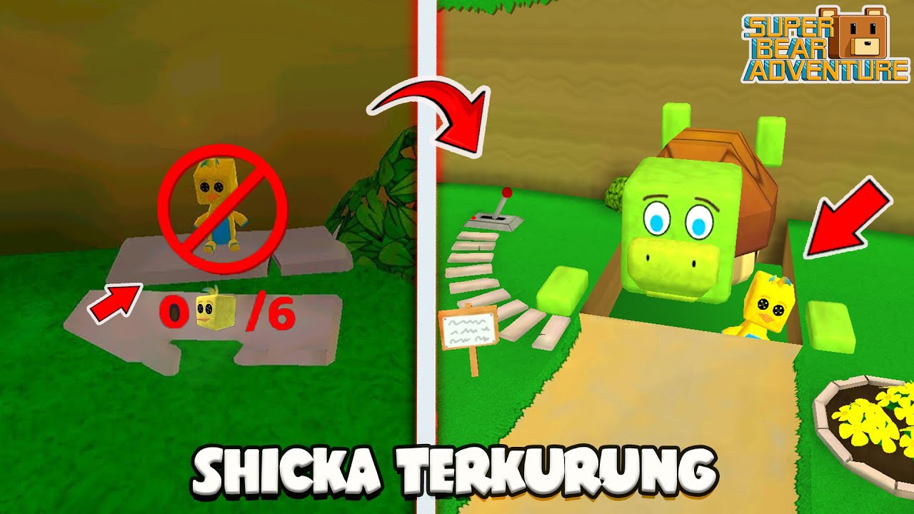 Experiment Misi Baru Selamatkan Shicka Di Super Bear Adventure - YouTube