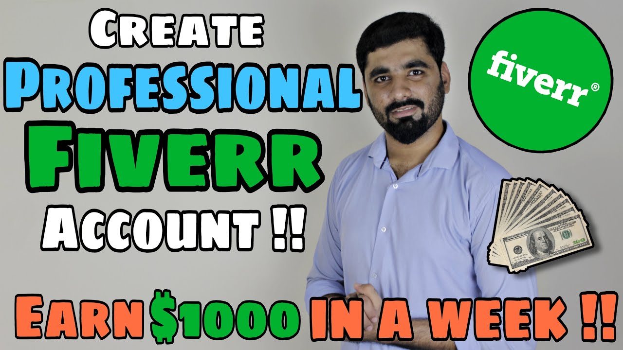 How to create a professional & impressive fiverr account || Earn online ...
