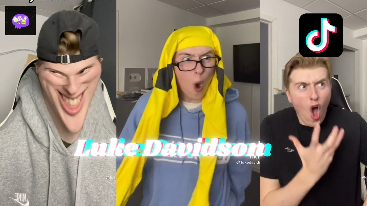 Try Not To Laugh | Luke Davidson New TikTok Compilation*1 #Shorts # ...