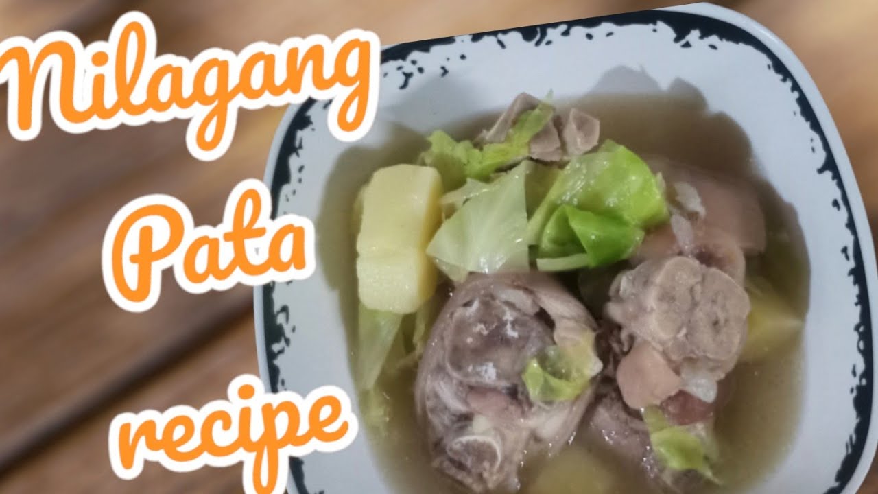 NILAGANG PATA ng BABOY | sabaw ulam recipe #ulampinoyrecipe # ...