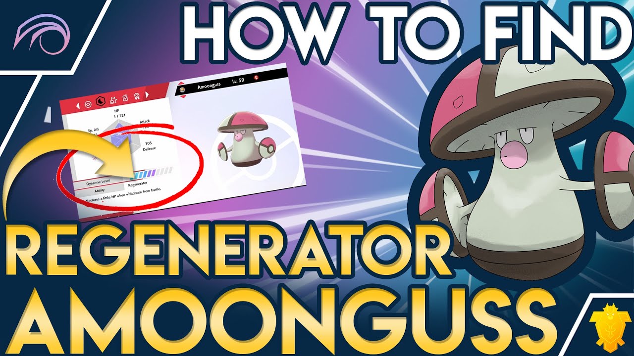 HOW TO GET HA REGENERATOR AMOONGUSS in Pokemon Sword and Shield DLC ...