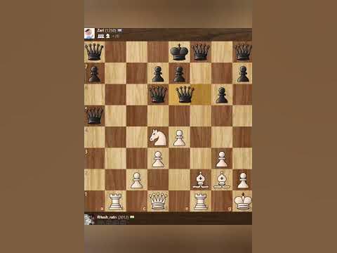 I DEFEATED chess.com bot Zari who has 7 Queens #chess #chessgame - YouTube