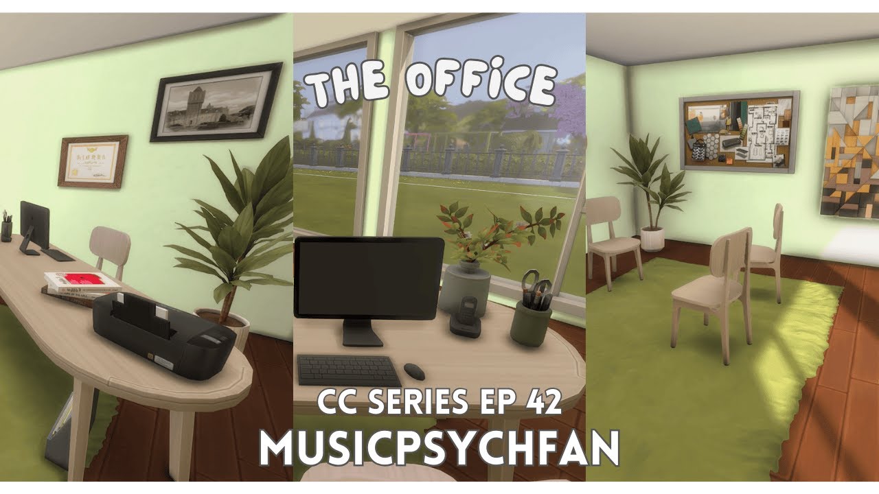 The Sims 4: CC Series - Episode 42: The Office - YouTube