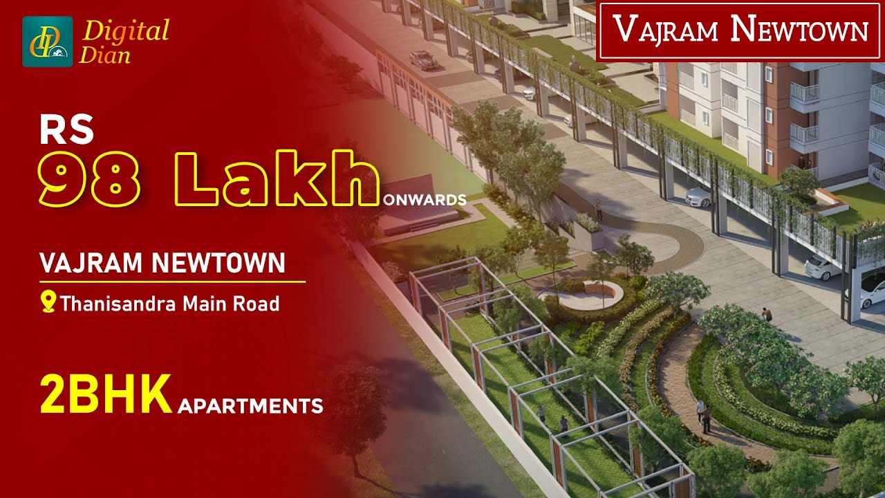 Vajram Newtown 2.0 Thanisandra 2 BHK Flats Near Manyata Tech Park 📞 ...