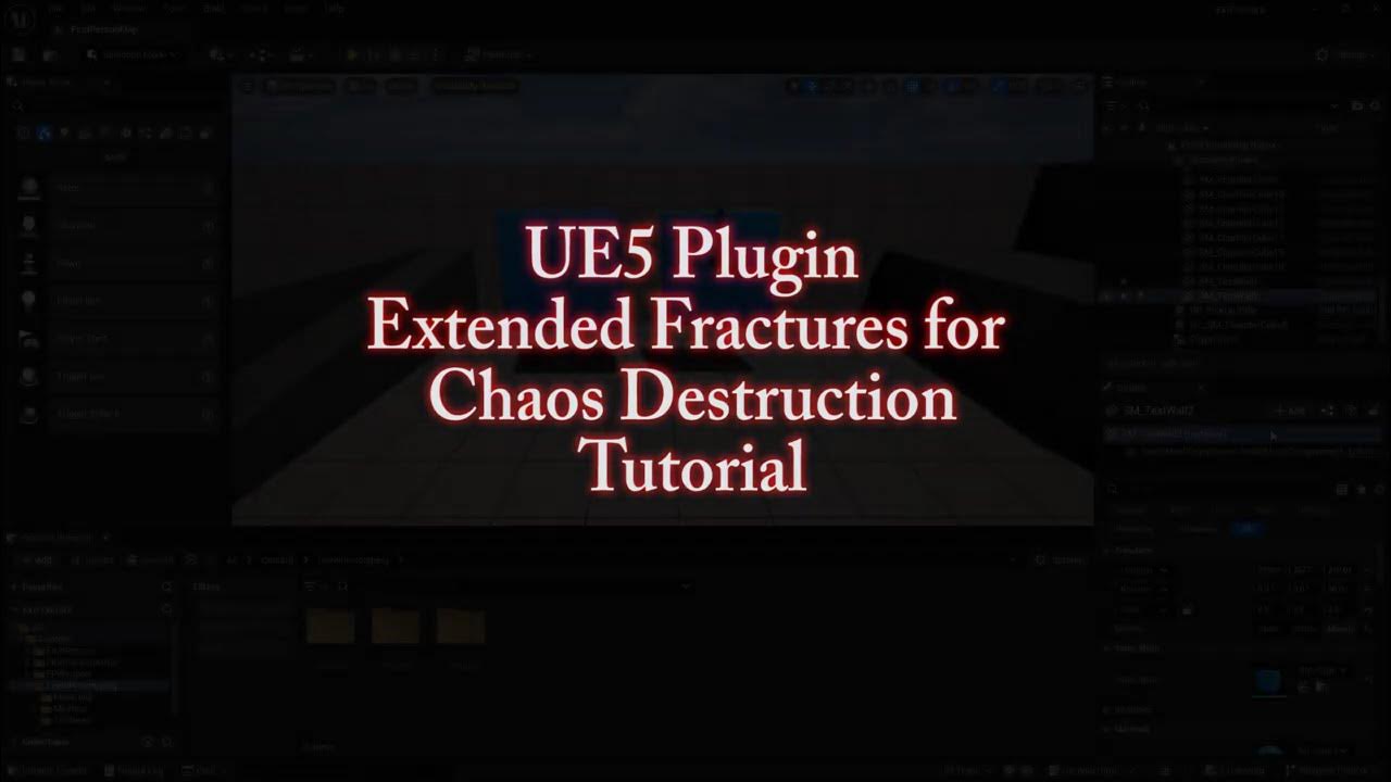 Extended Fractures for Chaos Destruction UE5 Plugin Tutorial - YouTube