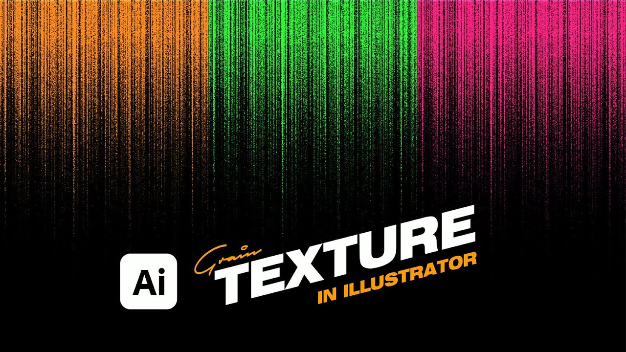 How to create Grain Texture in Illustrator | Grain Texture | Texture in ...