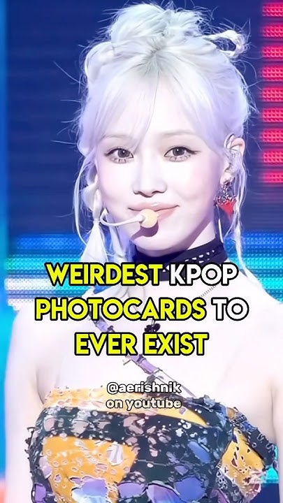 WEIRDEST KPOP PHOTOCARDS to EVER EXIT😱 #aespa #twice #doexo #somi #hanstraykids #illit #kpop # ...