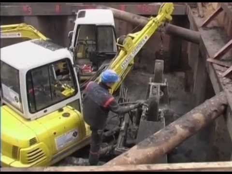 Spezialtiefbau-beengter Raum - YouTube