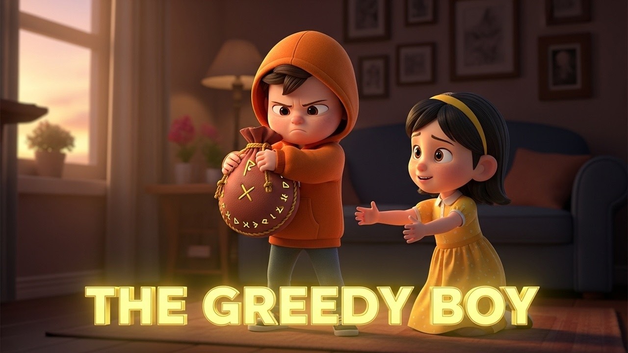 Life Lessons | The Greedy Boy 🌟 - YouTube