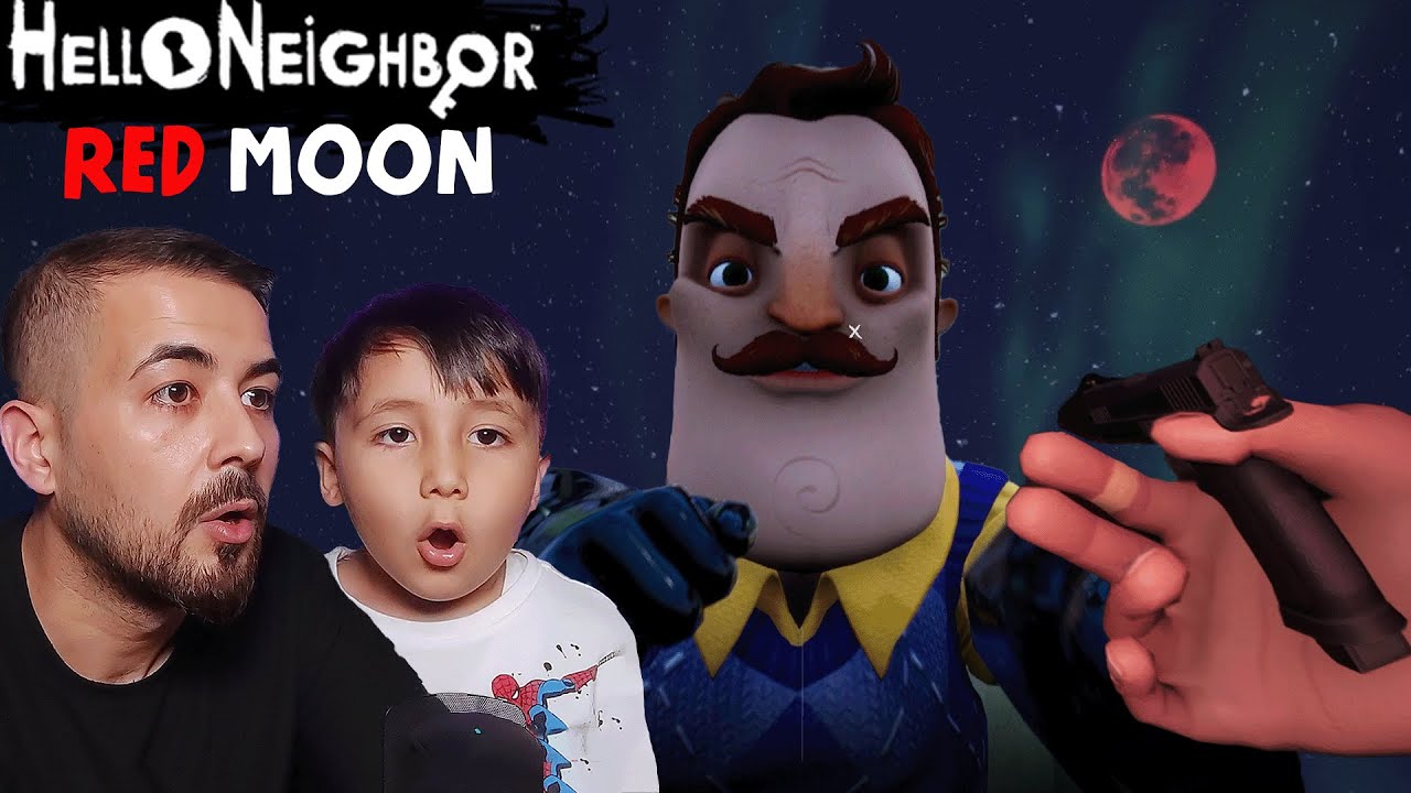EN İYİ HELLO NEIGHBOR MODU! 😱 | HELLO NEIGHBOR RED MOON - YouTube